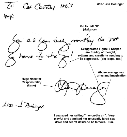 Handwriting Analysis Newsletter Samples By Leading Handwriting Expert Bart Baggett Handwriting 